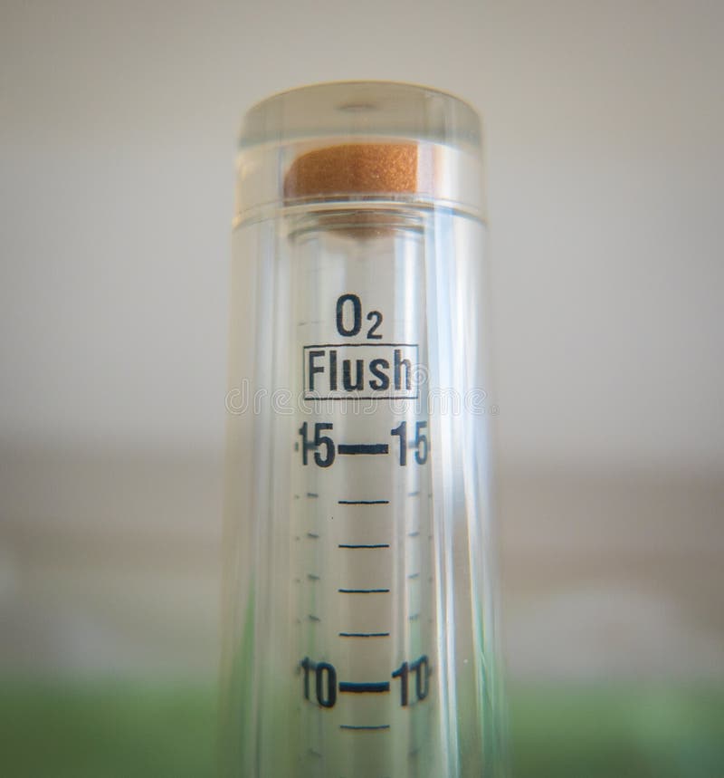 Coronavirus Ventilator Oxygen Flush Valve Stock Photo - Image of ...