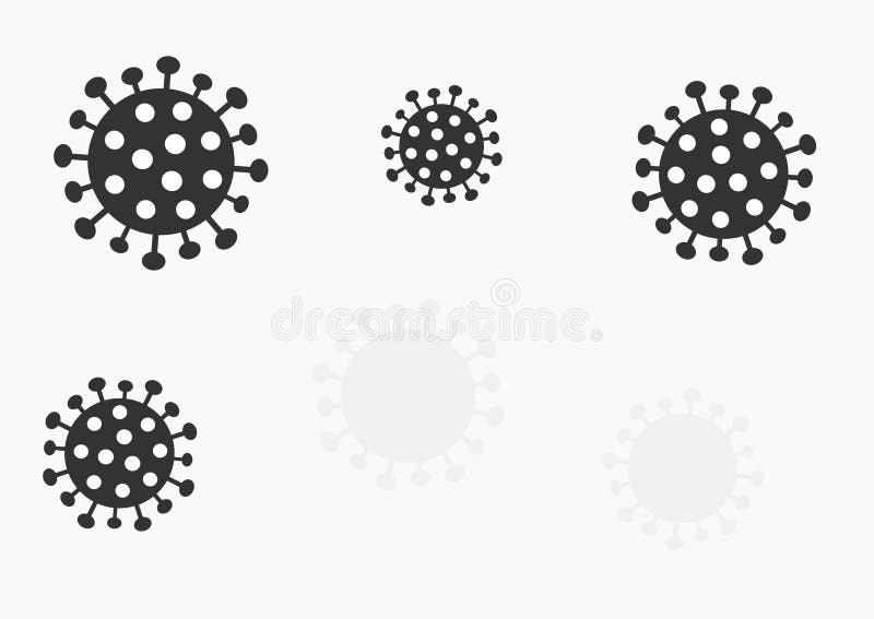 Coronavirus Virus Border Background Stock Vector - Illustration of ...