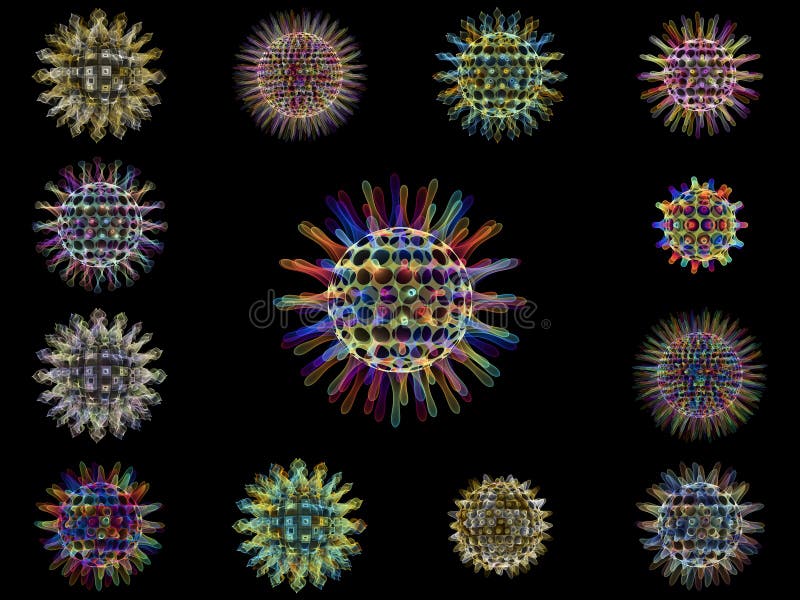 Coronavirus Virus models stock illustration. Illustration of illness ...