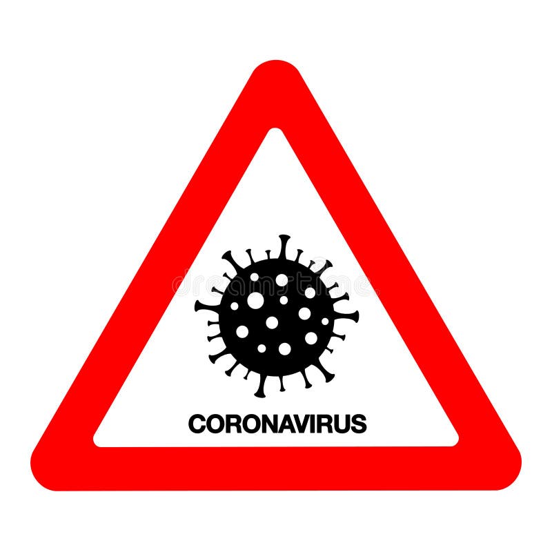 Coronavirus Warning Sign. Pandemic Outbreak Medical Concept Stock ...