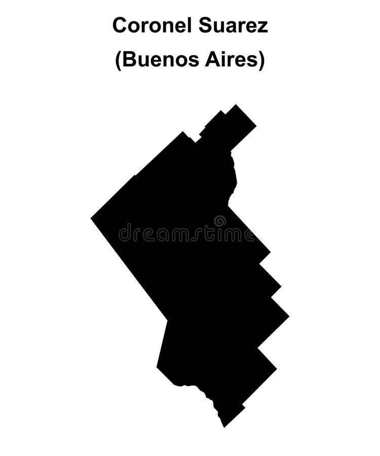 Suarez Outline Map Stock Illustrations – 6 Suarez Outline Map Stock ...