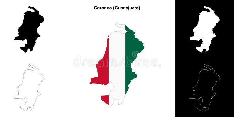 Coroneo Outline Map Stock Illustrations – 4 Coroneo Outline Map Stock ...