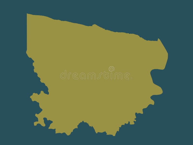 Coronie, Suriname. Solid. No Legend Stock Illustration - Illustration ...