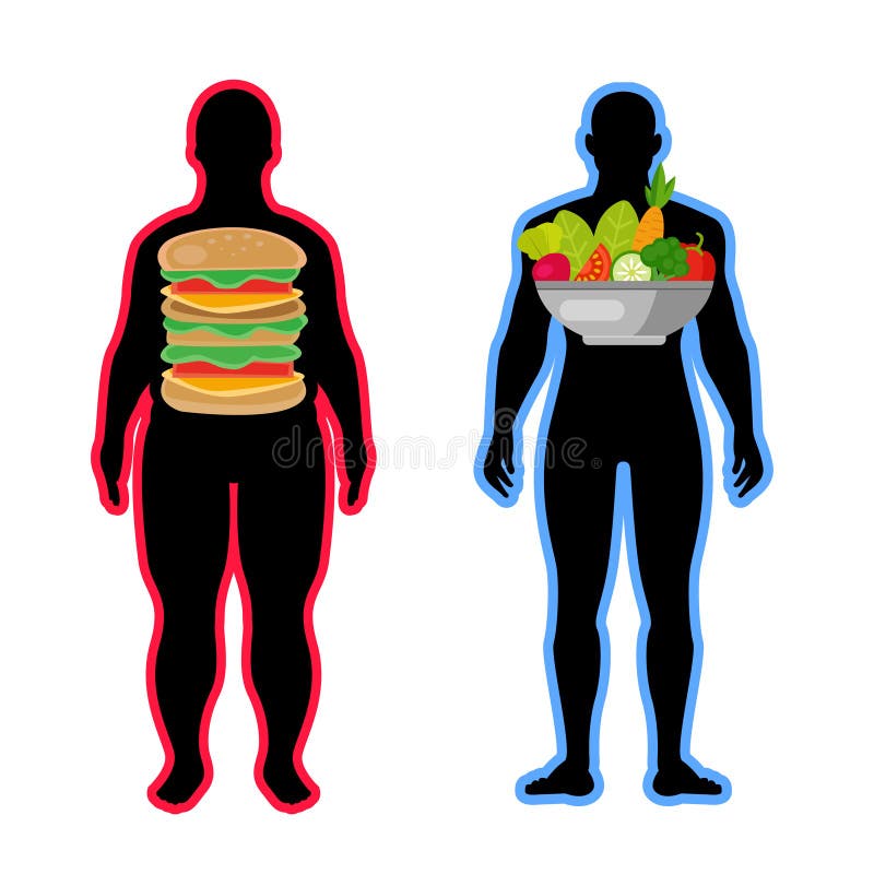 Homem Forte Magro Ilustrações, Vetores E Clipart De Stock – (66 Stock ...