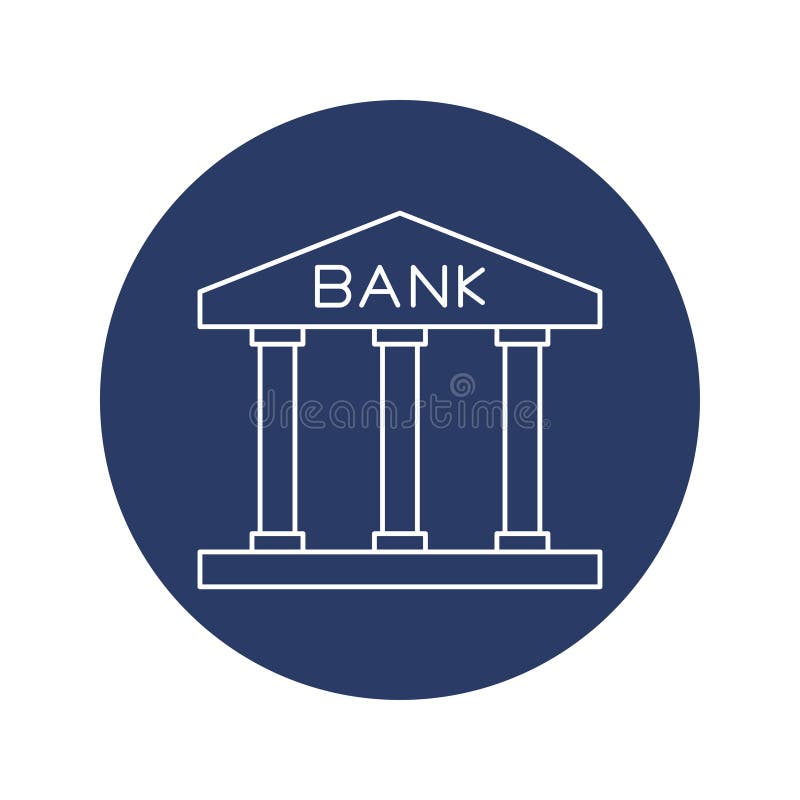Corporate bank icon vector stock vector. Illustration of structure ...