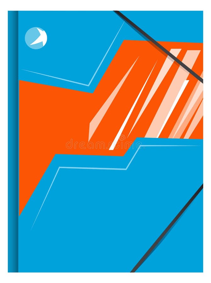 Corporate Brochure Cover. Magazine Front Realistic Template Stock ...