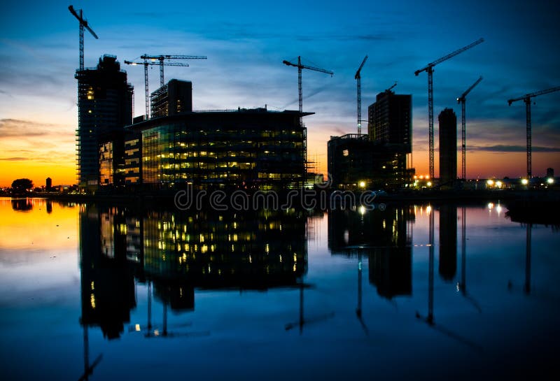 Corporate Building Construction and Development Stock Photo - Image of ...