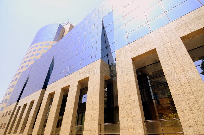 Corporate Building and Tower Stock Image - Image of centre, office ...