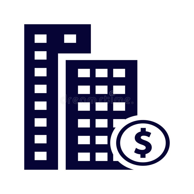 Corporate Business Building Icon Stock Vector - Illustration of graphic ...