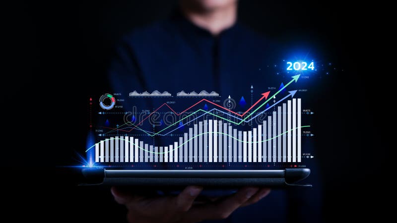 Data Analytics and Analyst Working with Computer in Business Management ...