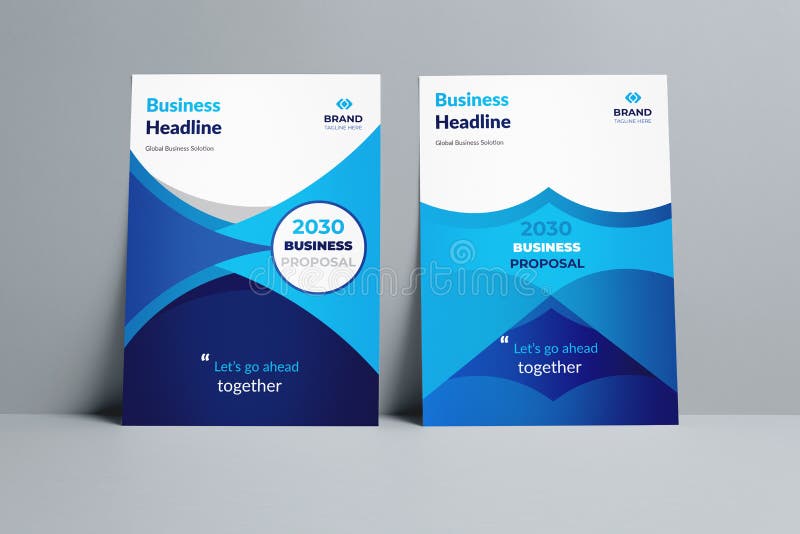 Business Proposal Cover Design Template Concepts Adept for Multipurpose ...