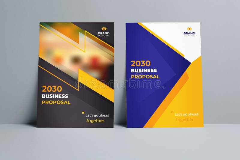 Business Proposal Cover Design Template Concepts Adept for Multipurpose ...