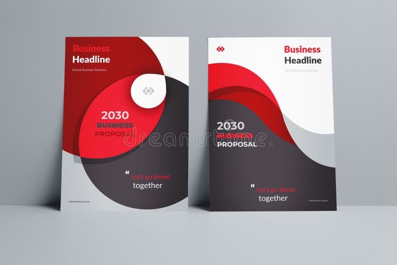 Business Proposal Cover Design Template Concepts Adept for Multipurpose ...