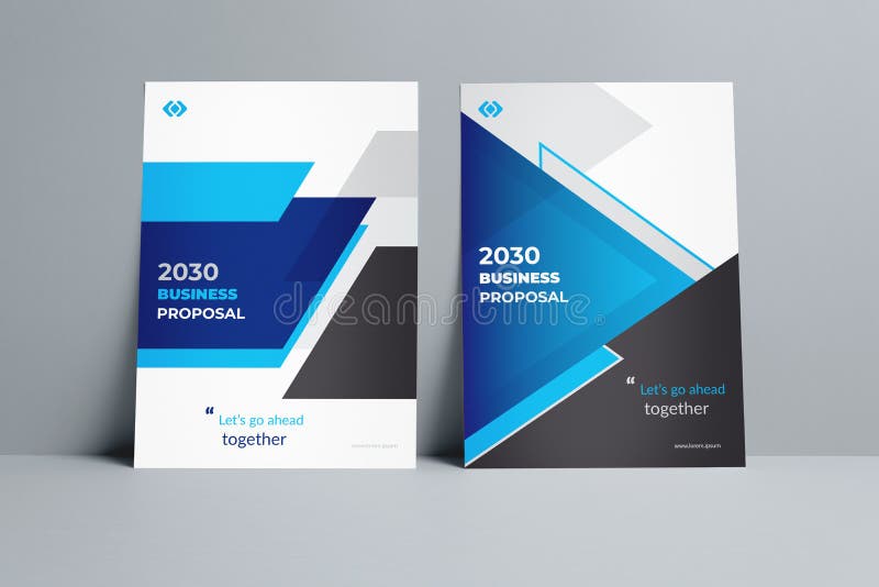 Business Proposal Cover Design Template Concepts Adept for Multipurpose ...