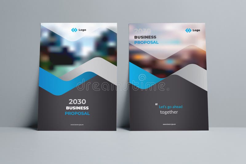 Business Proposal Catalog Cover Design Template Concepts Adept for ...