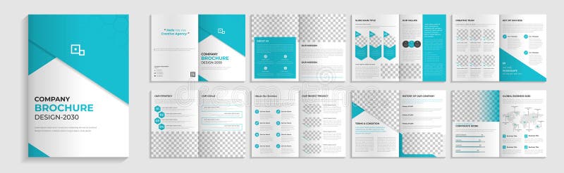 Corporate Business Solution Booklet, 16 Page Company Profile Brochure ...