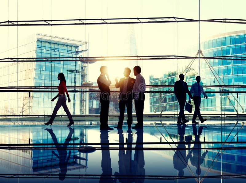 Corporate Business Team Connection Discussion Working Concept Stock ...