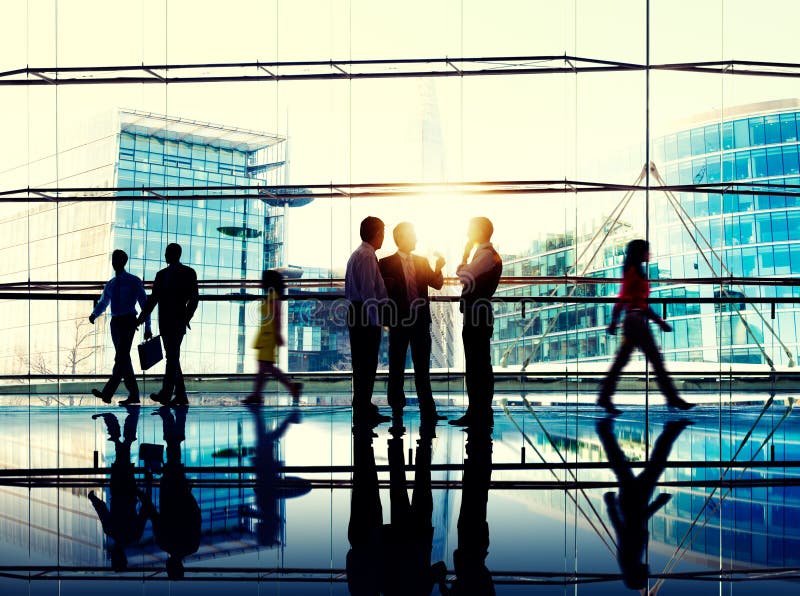 Corporate Business Team Connection Discussion Working Concept Stock ...