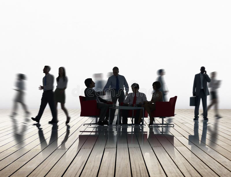 Corporate Business Team Discussion Collaboration Concept Stock Photo ...
