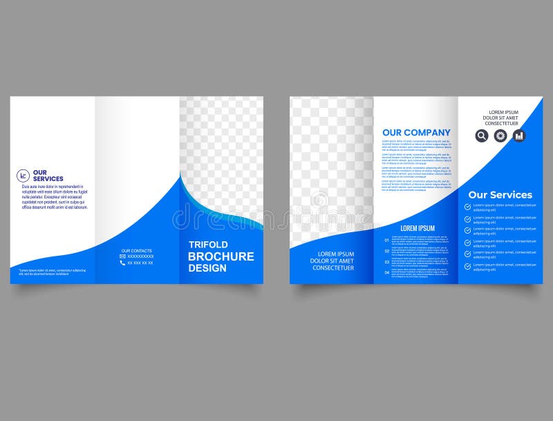 Corporate Business Trifold Brochure Template. Modern, Creative ...