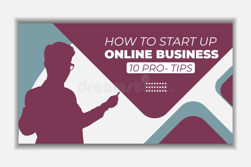 YouTube Banner Channel Art Template for Corporate Business Stock Image ...