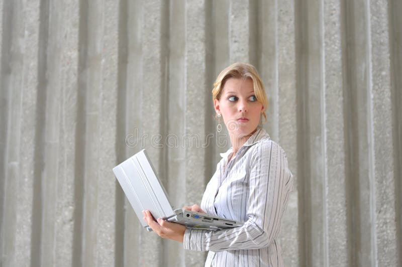 Corporate Caucasian Female Executive Stock Image - Image of british ...