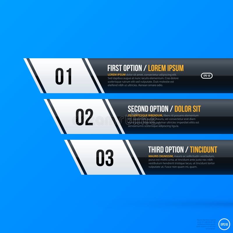 Corporate Chart Template on Bright Blue Background Stock Vector ...