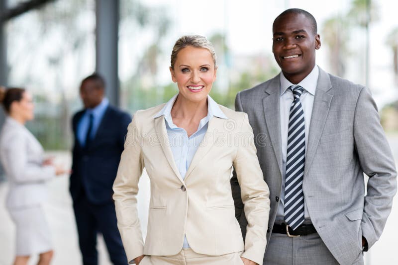 Corporate co-workers stock image. Image of businesswoman - 67639111