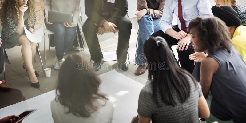 Corporate Communication Business Sharing Support Concept Stock Photo ...