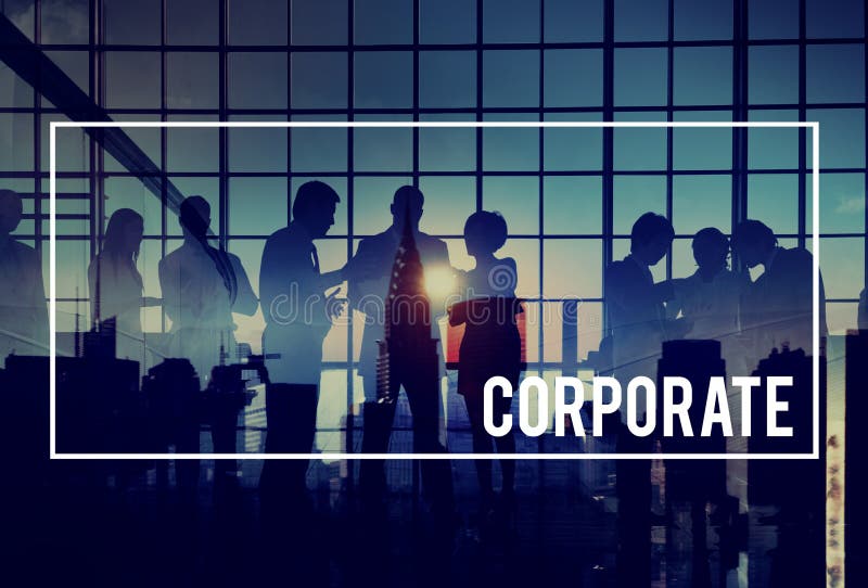 Corporate Connection Collaboration Cooperation Organization Concept ...