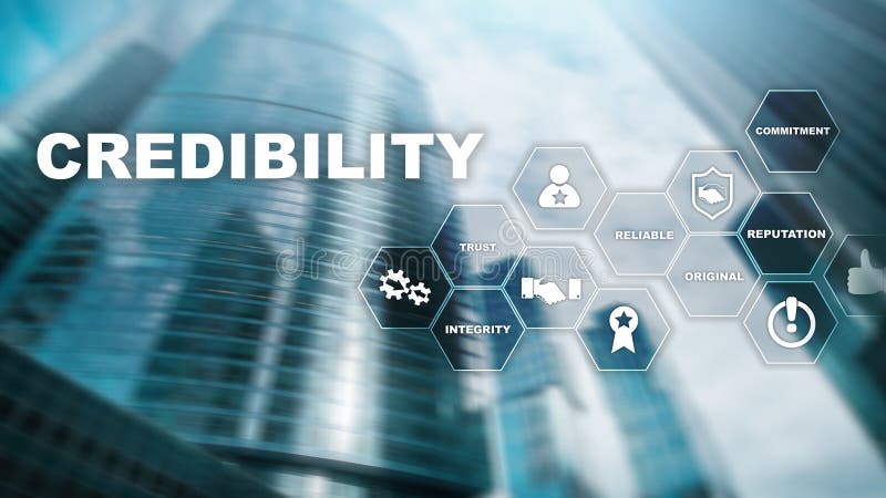 Corporate Credibility Improvement Concept. Multiple Exposure, Mixed ...
