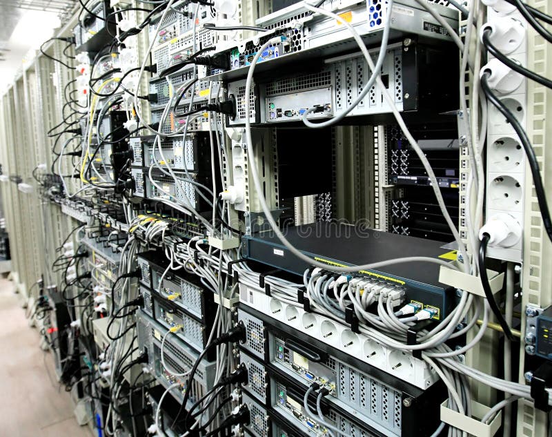 Corporate Data Center stock photo. Image of system, indoors - 6753126
