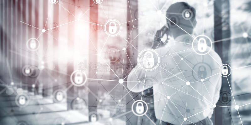 Corporate Data Protection. Cyber Security Privacy Business Internet ...