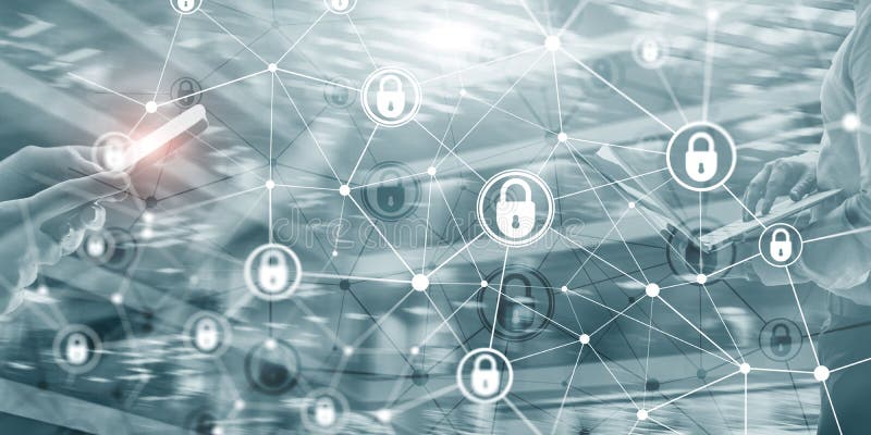 Corporate Data Protection. Cyber Security Privacy Business Internet ...