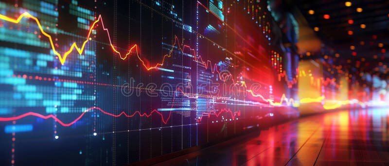 Corporate Data Streams Alive on Monitors Charting the Ebb and Flow of ...