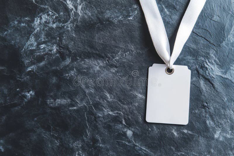 A Corporate Design Concept is Represented by the Blank Badge Mockup ...