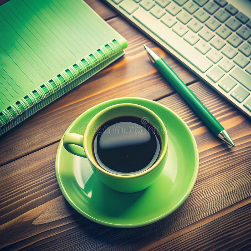 Corporate Desk with Office Image - Professional Office Setup ...