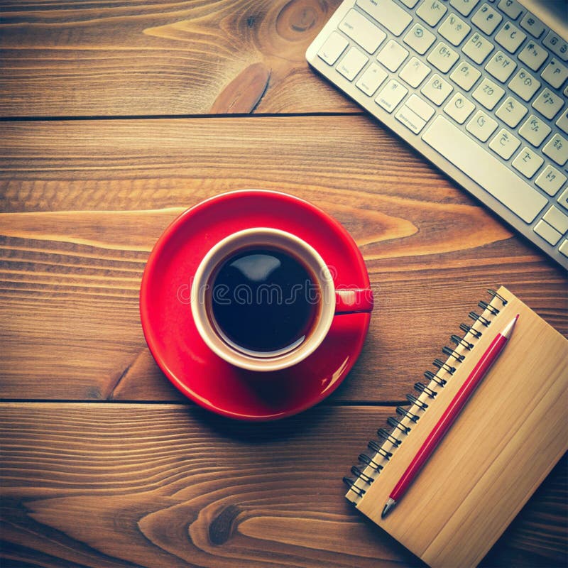 Corporate Desk with Office Image - Professional Office Setup ...