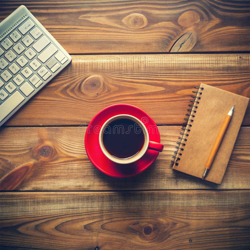 Corporate Desk with Office Image - Professional Office Setup ...