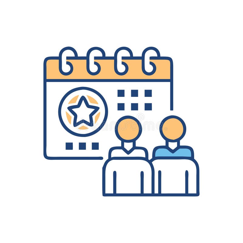 Corporate Event Planning Icon Stock Vector - Illustration of ...