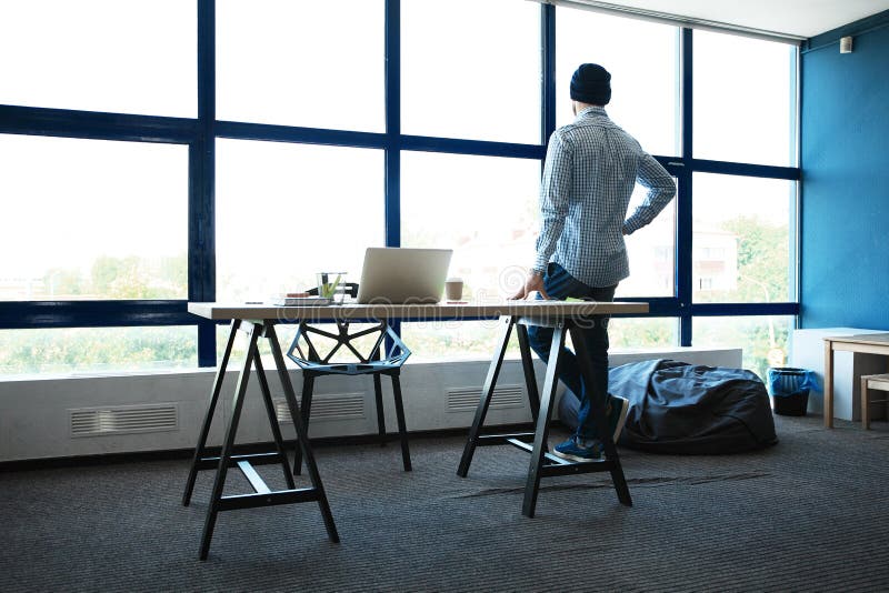 Corporate Executive in Modern Architectural Setting Looking Confidently ...