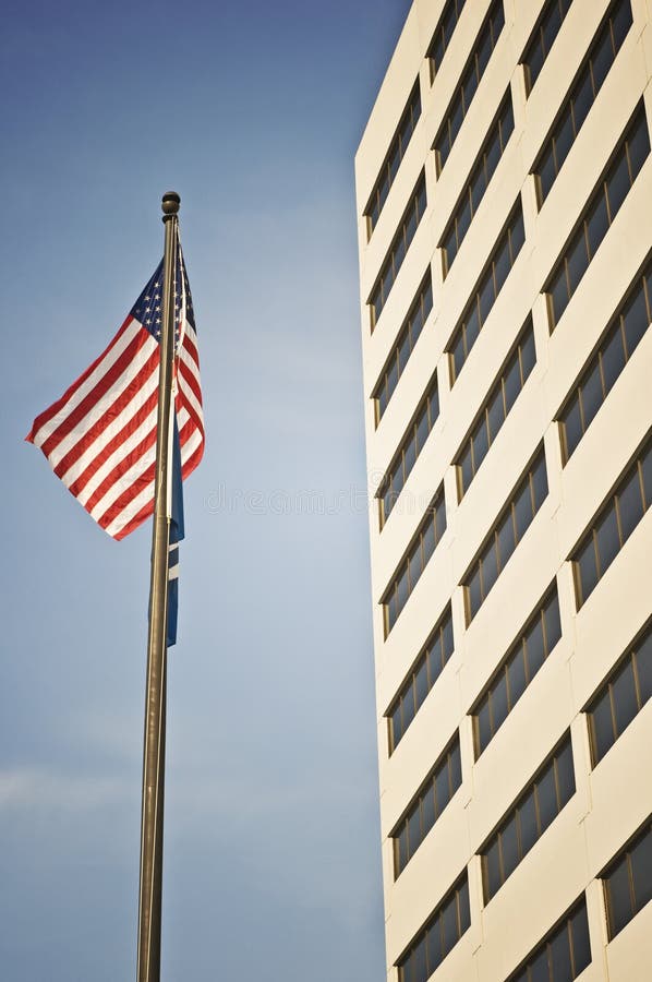 Corporate Flag stock image. Image of business, building - 40541693