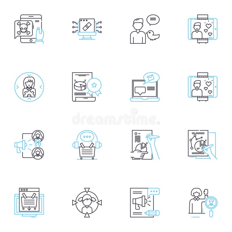 Corporate Governance Linear Icons Set. Accountability, Board, Ethics ...