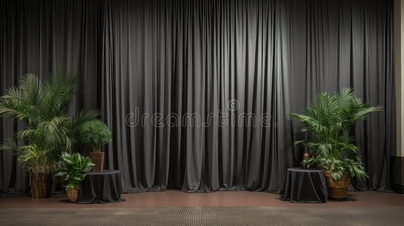 Corporate Grey Painted Backdrop Stock Illustration - Illustration of ...