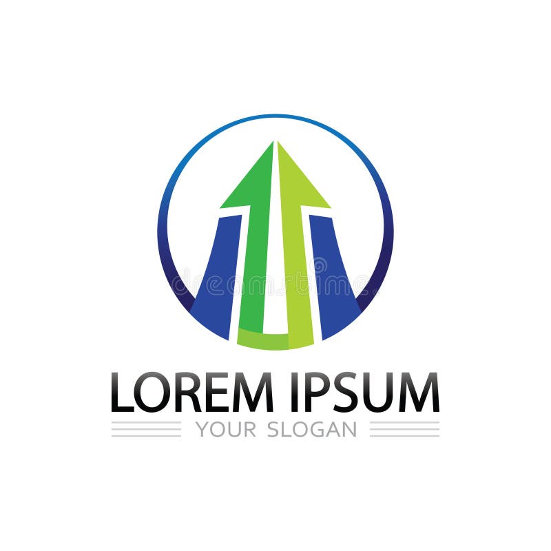 Corporate Growth Symbol Logo in Vector Format for Investment and ...