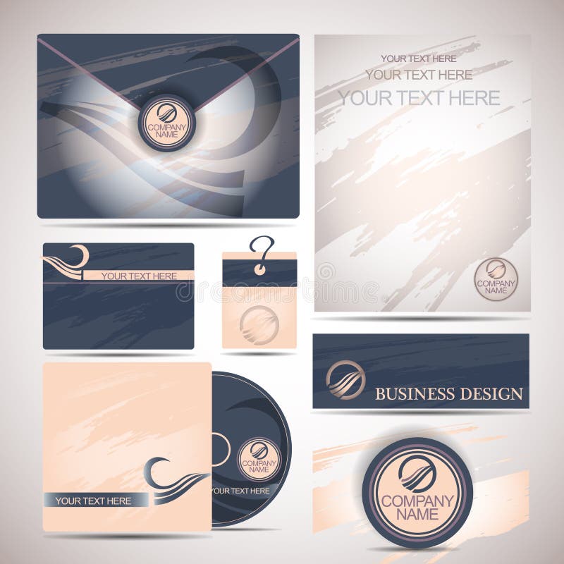 Corporate Identity for Business. Catalog, Cards and Notebook Design ...