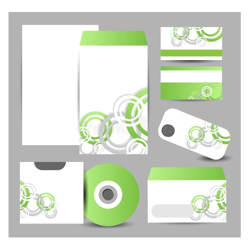 Corporate Identity Business Set Design Stock Illustration ...