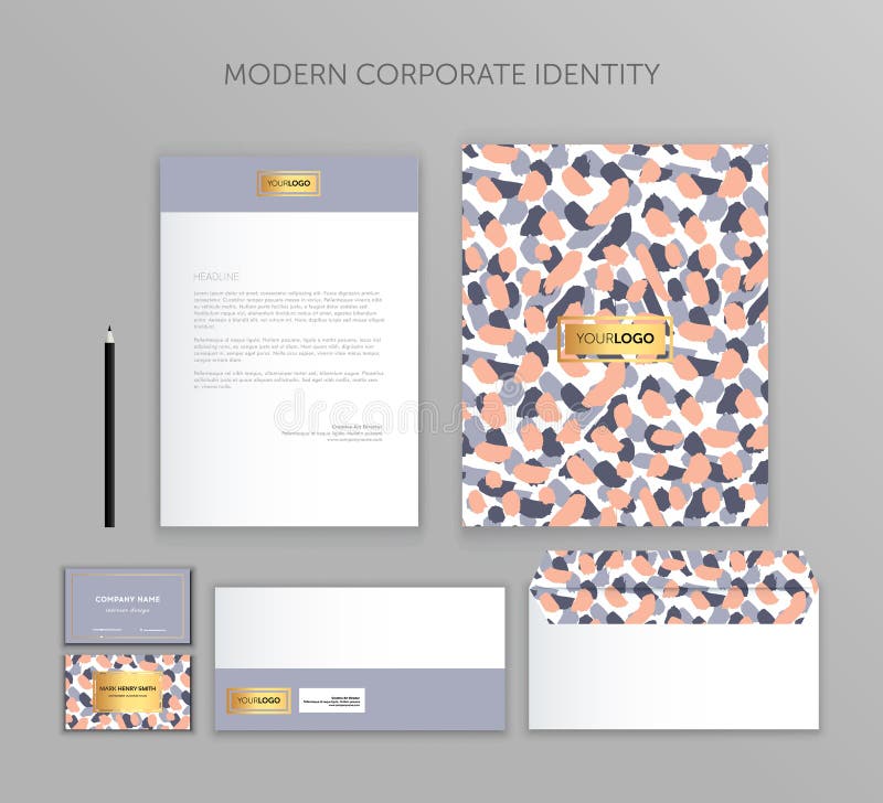 Corporate Identity Business Set. Modern Stationery Template Design ...