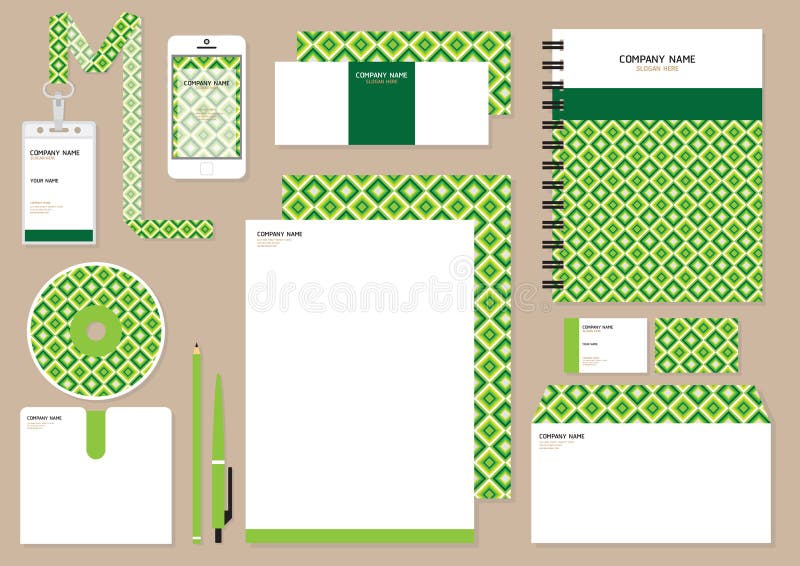Corporate Identity Designs. Vector Illustration Decorative Background ...