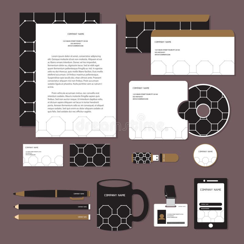 Corporate Identity Designs. Vector Illustration Decorative Design Stock ...